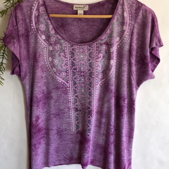 ONE WORLD | Tops | One World Top | Poshmark